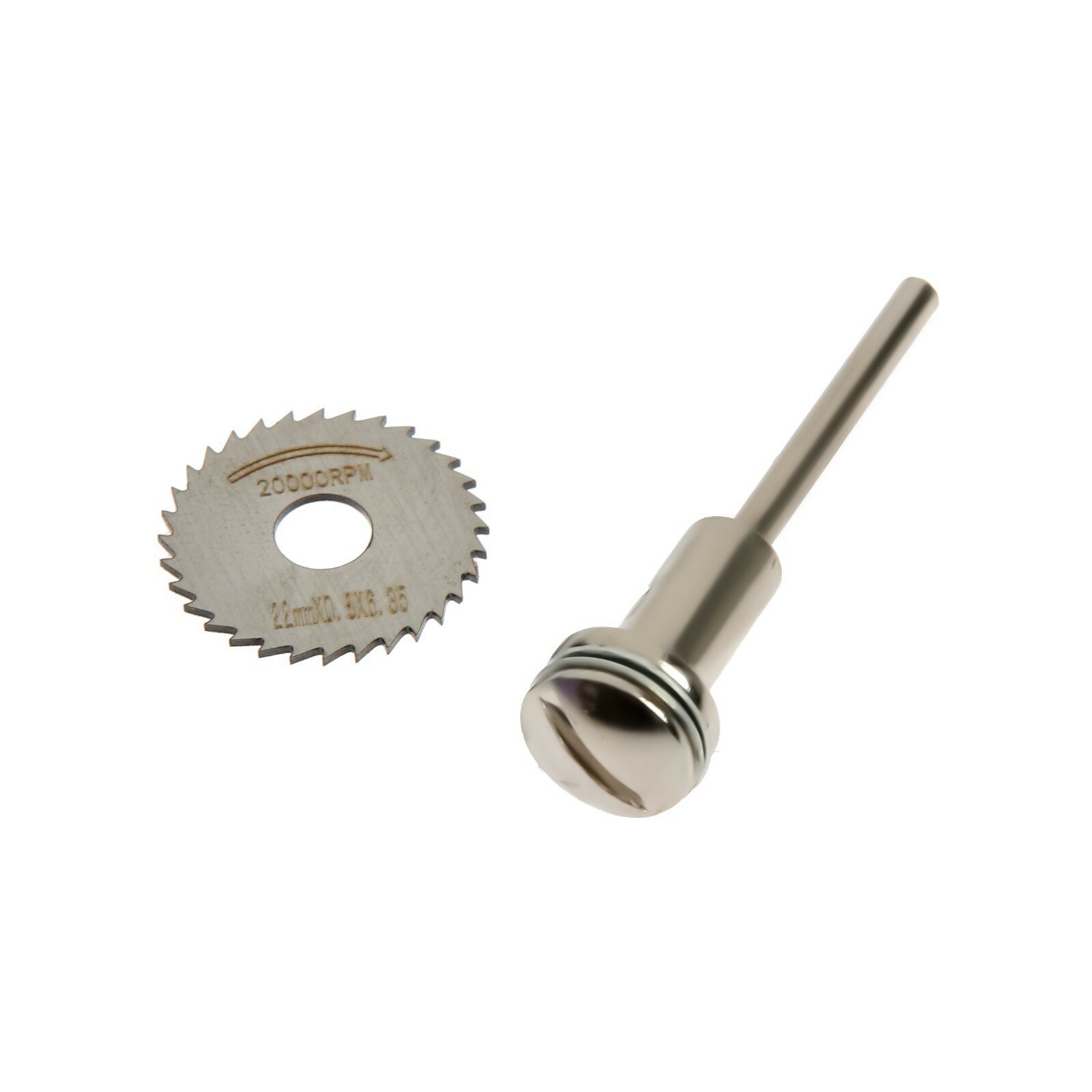 Круг отрезной для граверов и бормашин «тундра», 22 мм + адаптер 3.2 мм, 9317144