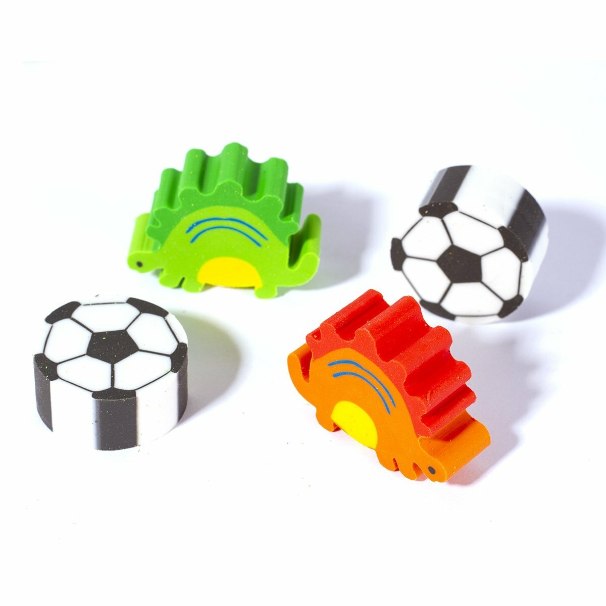 Alingar Ластик Alingar "Ассорти для мальчиков", синтетический каучук, фигурный, цвет ассорти, 30х30х10