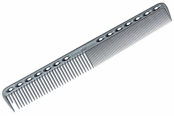 Расчёска для стрижки Y.s.park 339 graphit, 18 см, серая, универсальная