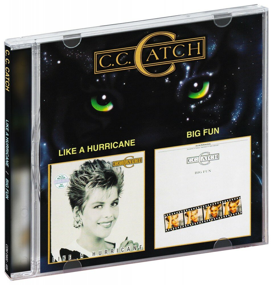 C.C.Catch. Like A Hurricane / Big Fun (CD) (1988 год, СД диск, CD Box)
