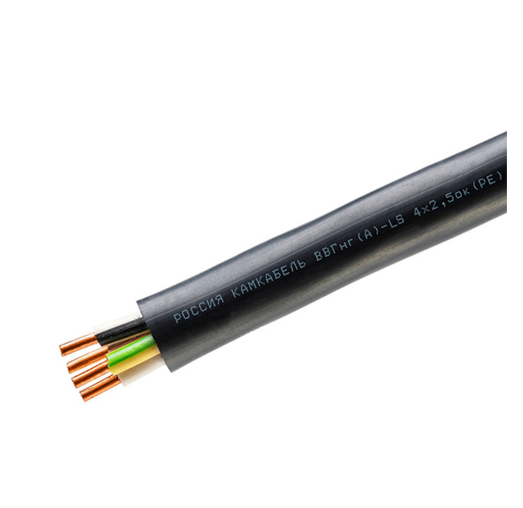 Кабель Камкабель ВВГнг(А)-LS 4х2,5 (100 м)