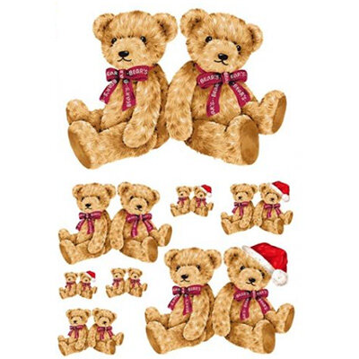 "Love2art" бумага рисовая KPR 32 x 22 см 0070 Плюшевый мишка