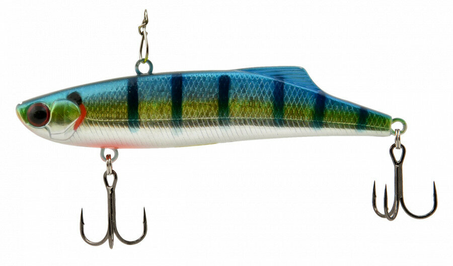 Воблер для рыбалки Виб ECOPRO Nemo Fin 90мм 28г 062 Blue Stripper