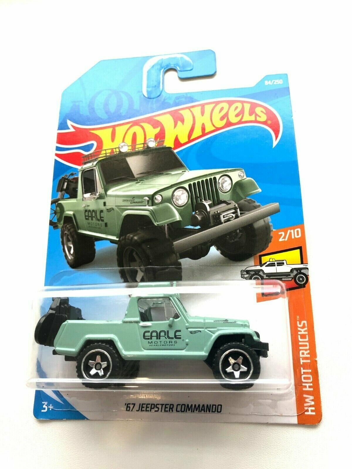 Hot Wheels 67 JEEPSTER COMMANDO Джипстер 84/250 HW Hot Trucks 2/10 Mattel FYF06 2019