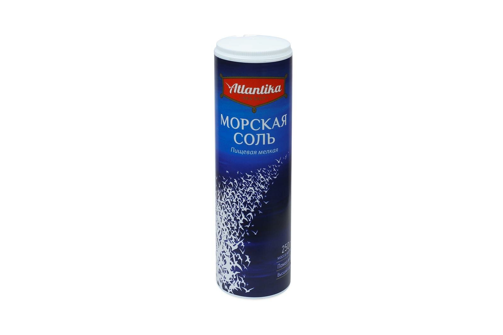 Упаковка из 18 штук Соль Атлантика морская пл/б 250г