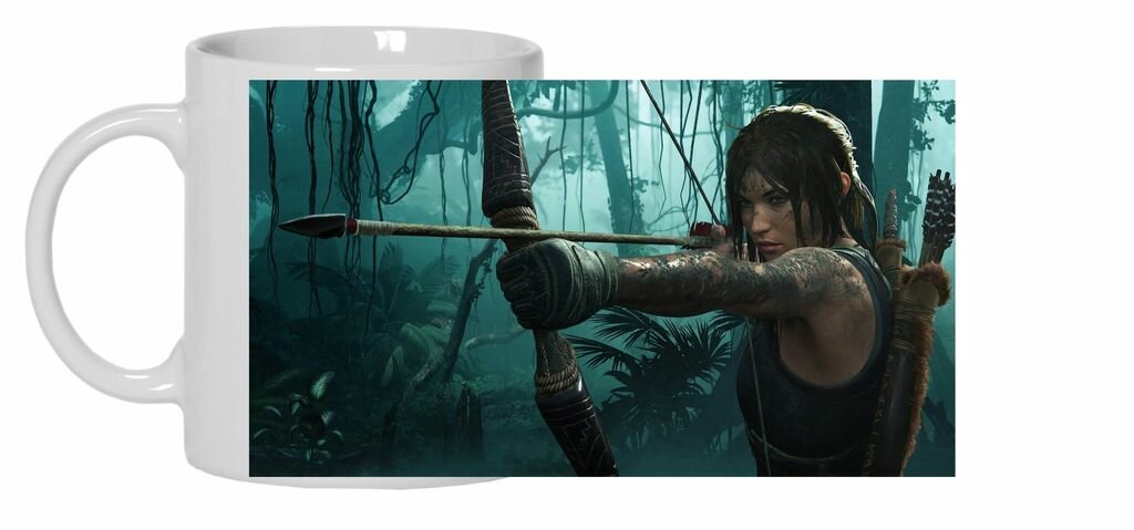 Кружка Расхитительница гробниц, Tomb Raider №8, Обычная