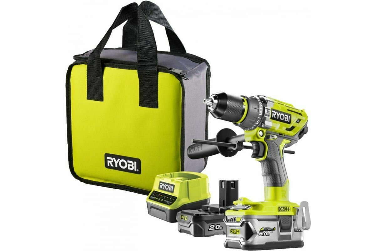 Бесщеточная ударная дрель-шуруповерт Ryobi ONE+ R18PD7-252S 5133004391