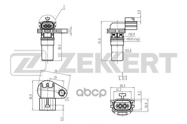 Датчик Скорости Mitsubishi Lancer VIII 08- Outlander II III 06- Nissan Qashqai (_J10_) 07- X-Tra Zekkert арт. se-8510
