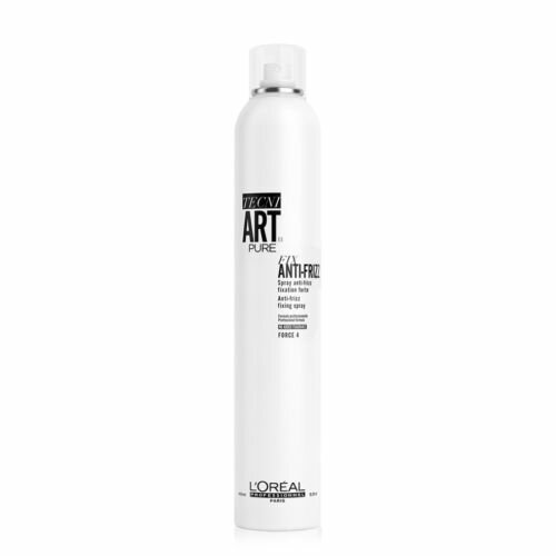 LOREAL PROFESSIONNEL TECNI.ART FIX ANTI-FRIZZ PURE Спрей сильной фиксации с защитой от влаги 400 ml