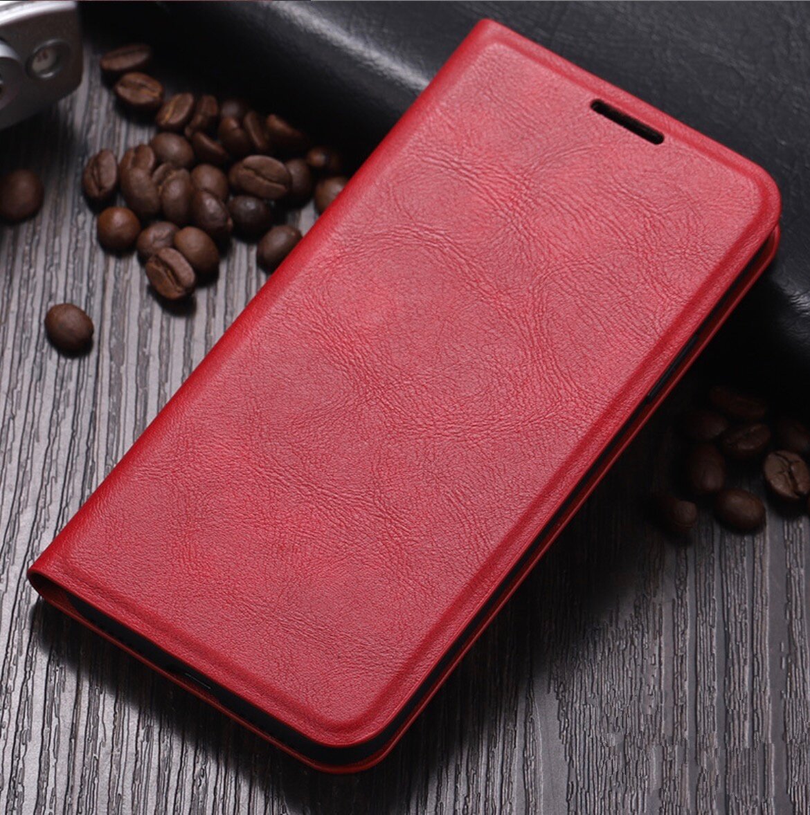 Чехол-книжка MyPads для Huawei P30 Lite / Huawei Nova 4E / Honor 20 Lite / Honor 20s (MAR-LX1H) водоотталкивающий с мульти-подставкой красный
