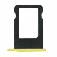 Лоток SIM-карты iPhone 5C (Желтый) — запасная часть для ремонта смартфона