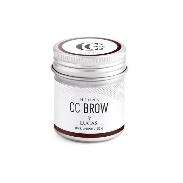 Хна для бровей в баночке Lucas Cosmetics CC Brow Color Correction Dark Brown /Темно-коричневый (Dark Brown), 10 гр