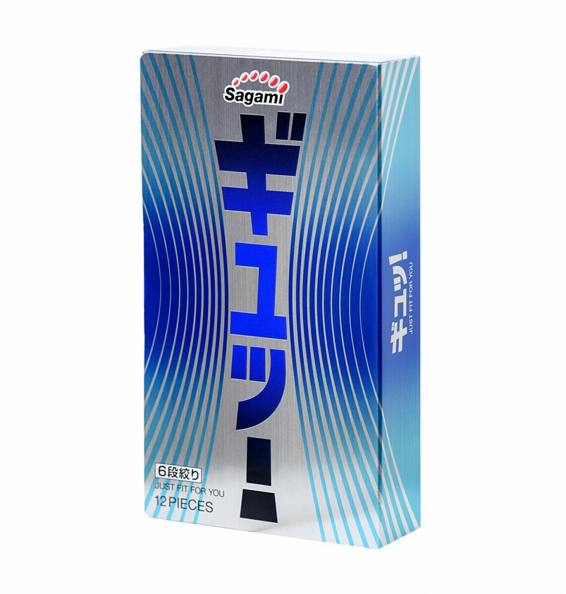 Презервативы «SAGAMI Premium 6 FIT V» №12 с волнистой структурой без накопителя