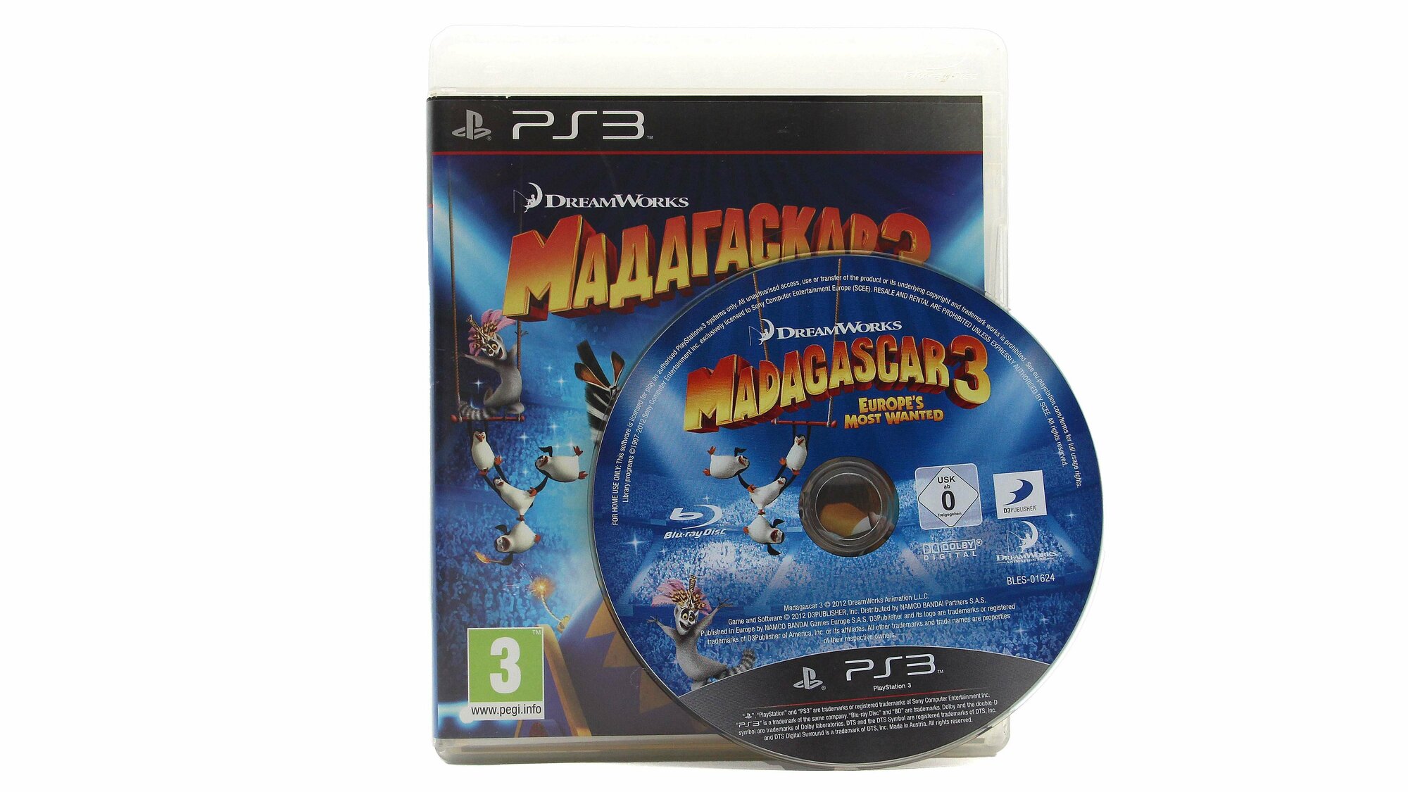 Madagascar 3 (Мадагаскар 3) (PS3, RU) — фото 1