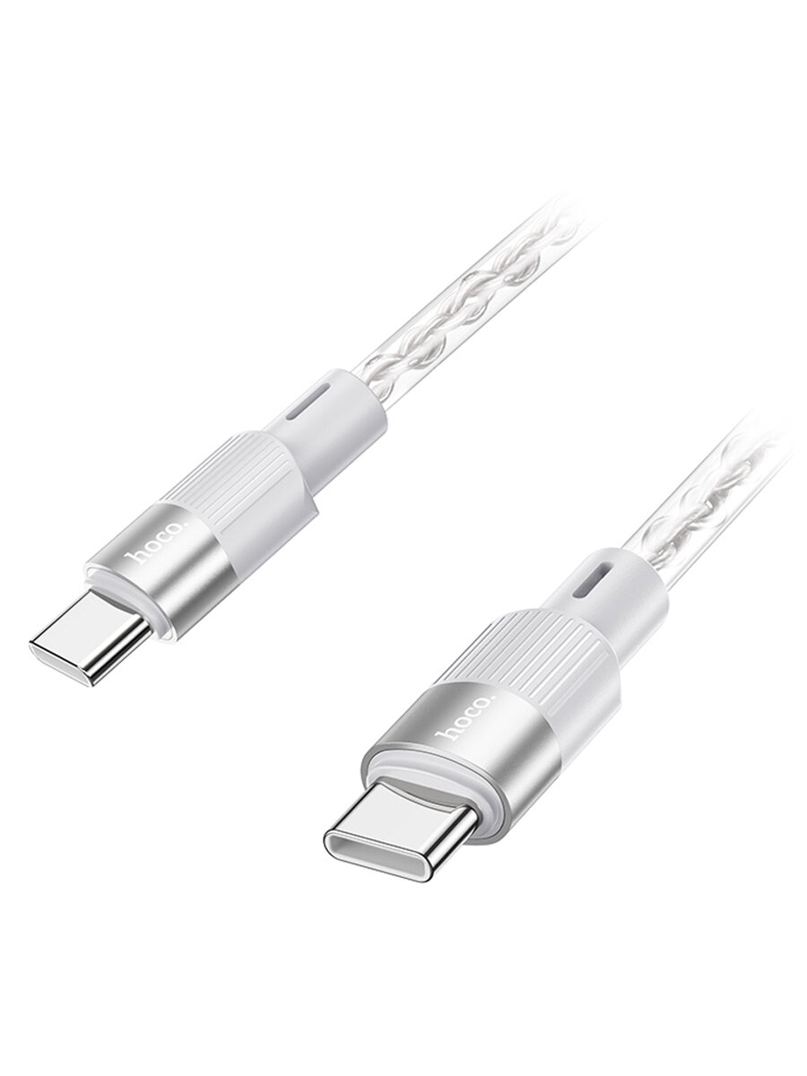 Дата-кабель Type-C универсальный Type-C Hoco X99 (3A, 60W, PD) (серый)