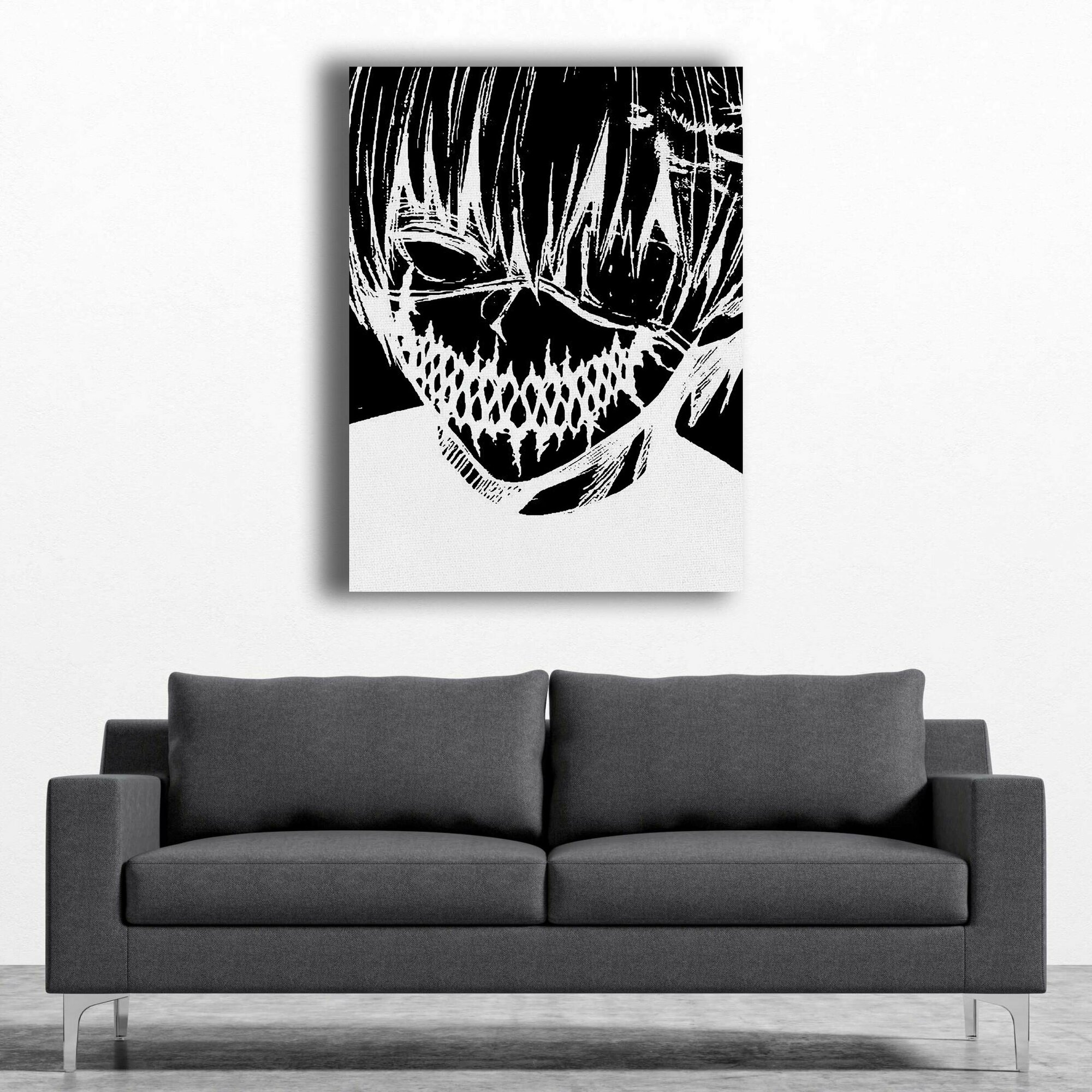 Интерьерная картина на холсте / dead inside / zxc 40*60