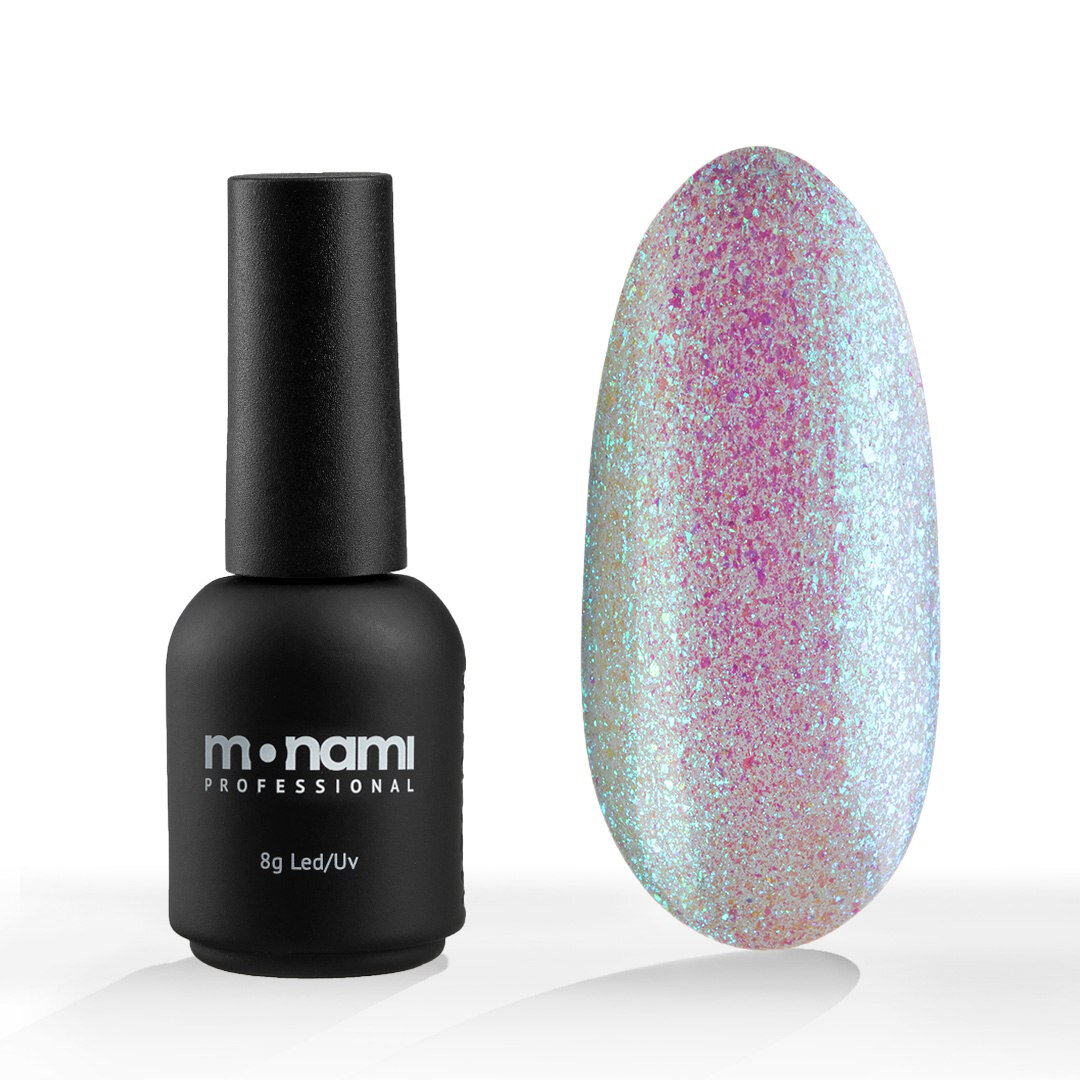 Гель-лак Monami "Fairy tale Ariel", дуохром, полупрозрачный, плотность, UV/LED, 8 г