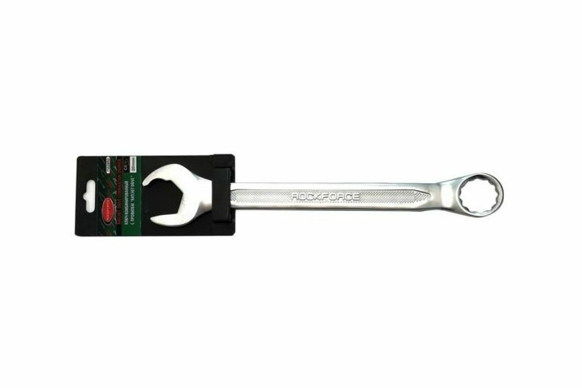 Ключ комбинированный ROCKFORCE RF-75522RD, 22 мм, профиль "Ratchet drive", пластиковый держатель