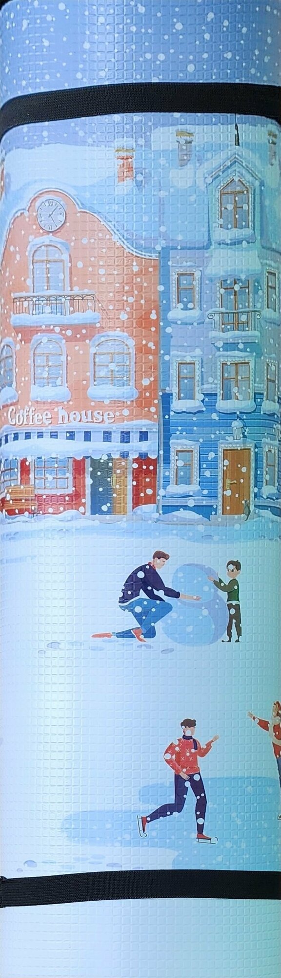 Коврик для фитнеса и гимнастики "Новогодний подарок"