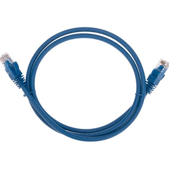 Патч-корд U/UTP Rexant cat 6, медь, LSZH (негорючий), 1 м, RJ45-RJ45, 26AWG, синий