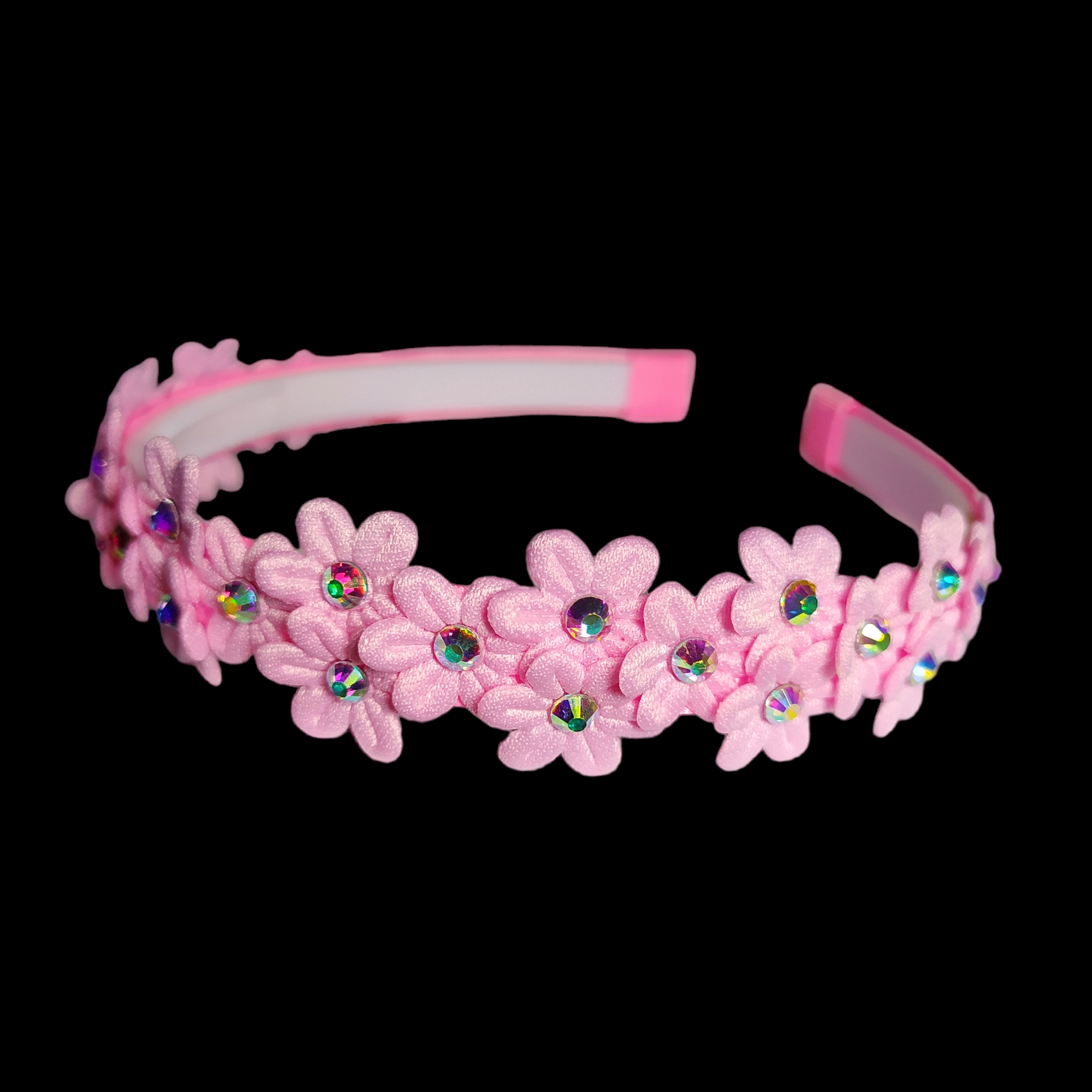 Ободок для девочки с цветами, ободки для волос для девочек, ободок детский на голову, розовый ободок