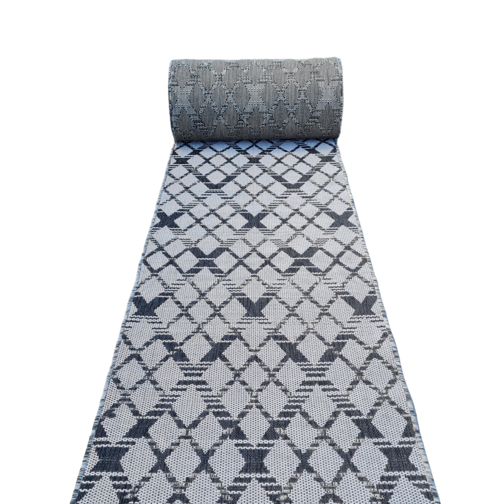 Циновка на пол ширина 80 см длина 310 см бежево-коричневая / циновка на пол / ковер для кухни