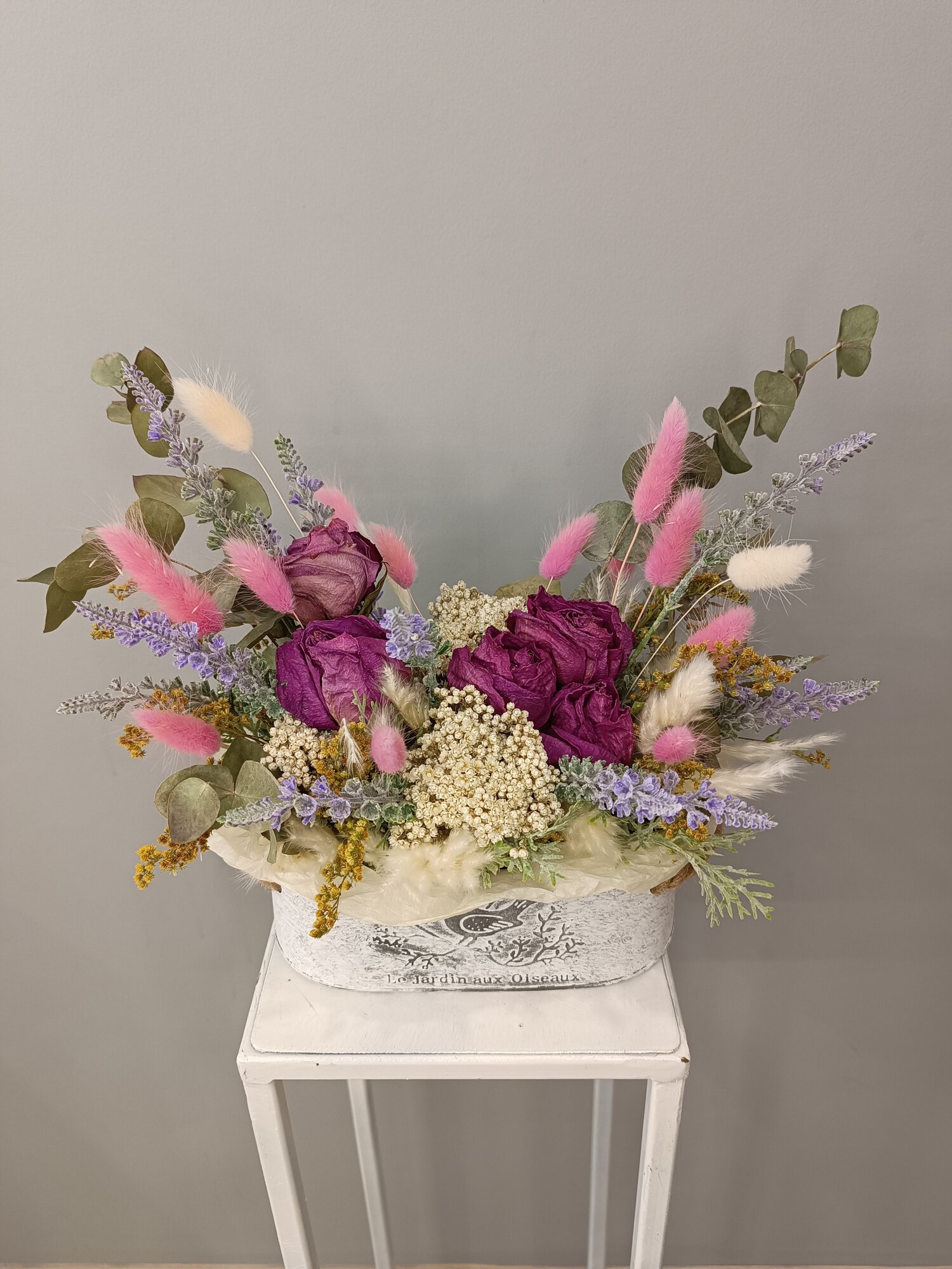 Интерьерная композиция "Сухоцветы"