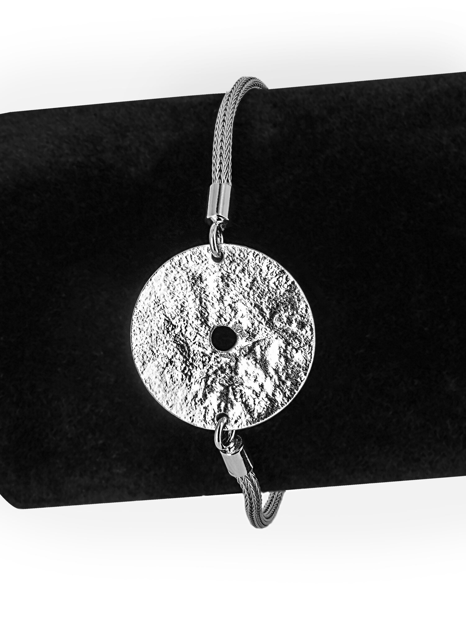 Браслет, серебро, 925 проба, родирование