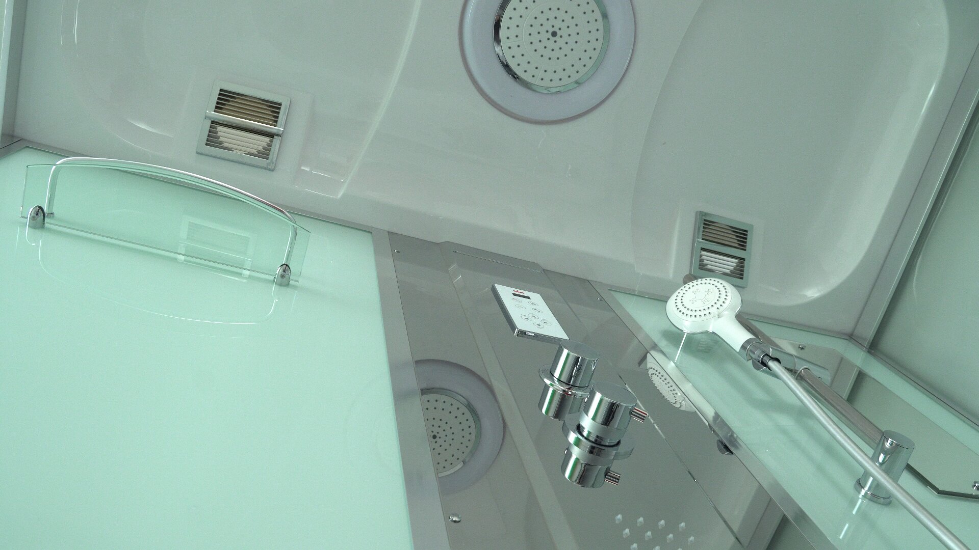 Душевая кабина Timo "Comfort" T-8840F, тропический душ, высокий поддон