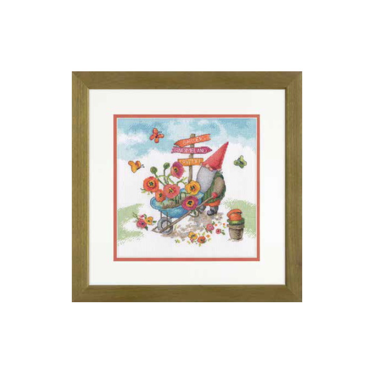 Набор для вышивания крестом Dimensions 35441 Garden Gnome (Садовый гном)