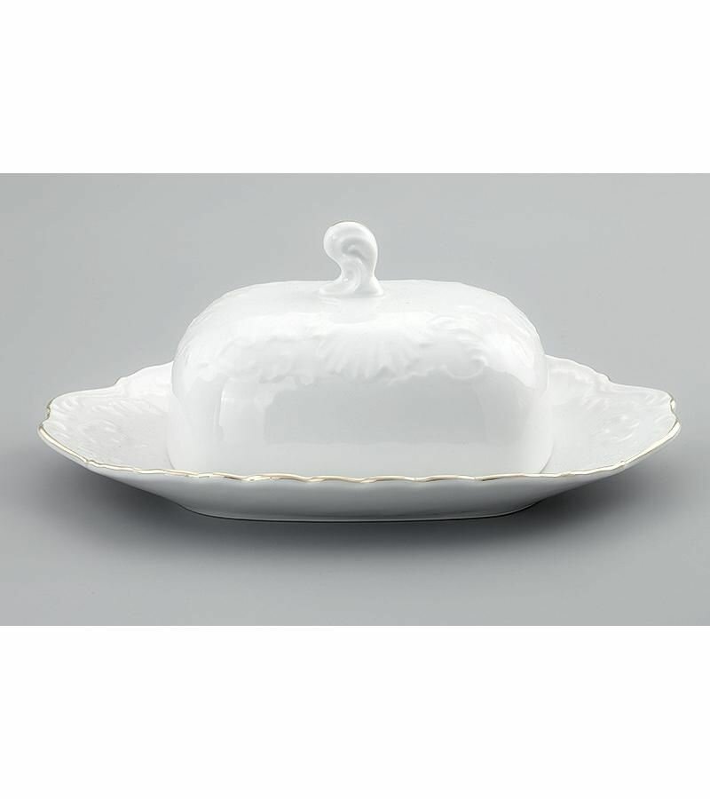 Масленка Rococo, декор "Отводка золото" 1 шт.