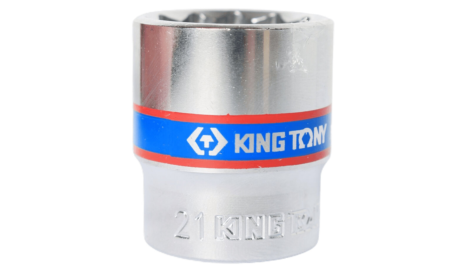 Головка торцевая KING TONY, 12-гранная, CrV, метрическая, 21мм