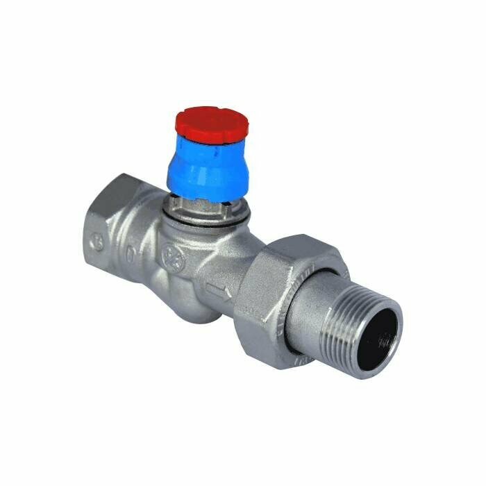 Клапан термостатический R402D Ду 15 Ру10 прямой ВР клипс clip-clap Giacomini R402DX003