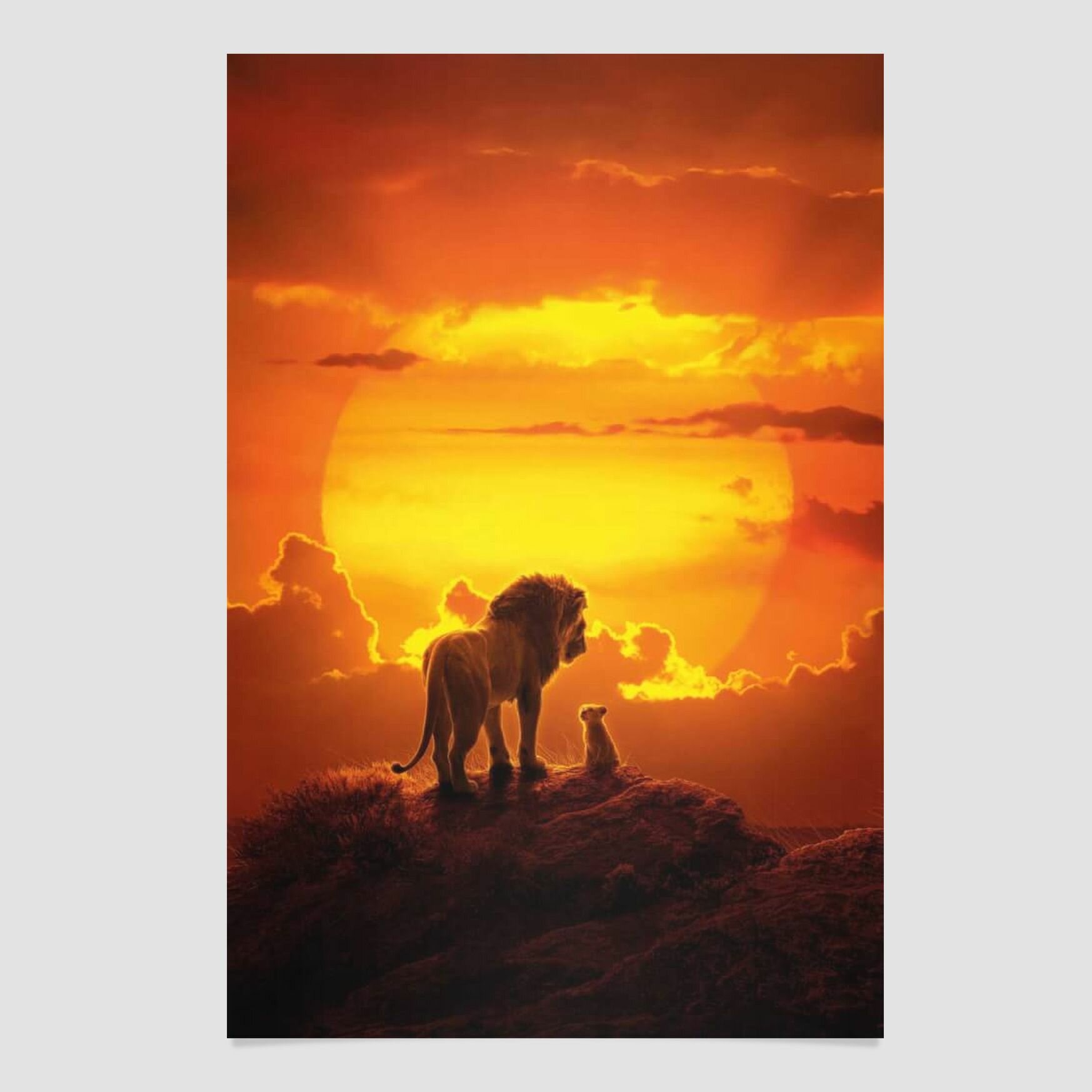 Постер (плакат) по мультфильму Дисней Король Лев 40x60 см. от Poster4me