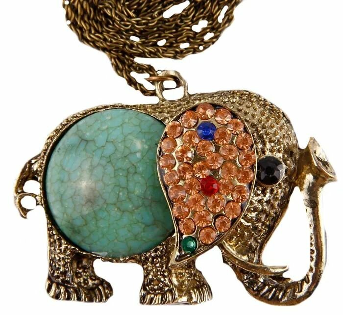 Подвеска, кристалл, искусственный камень, бирюза синтетическая