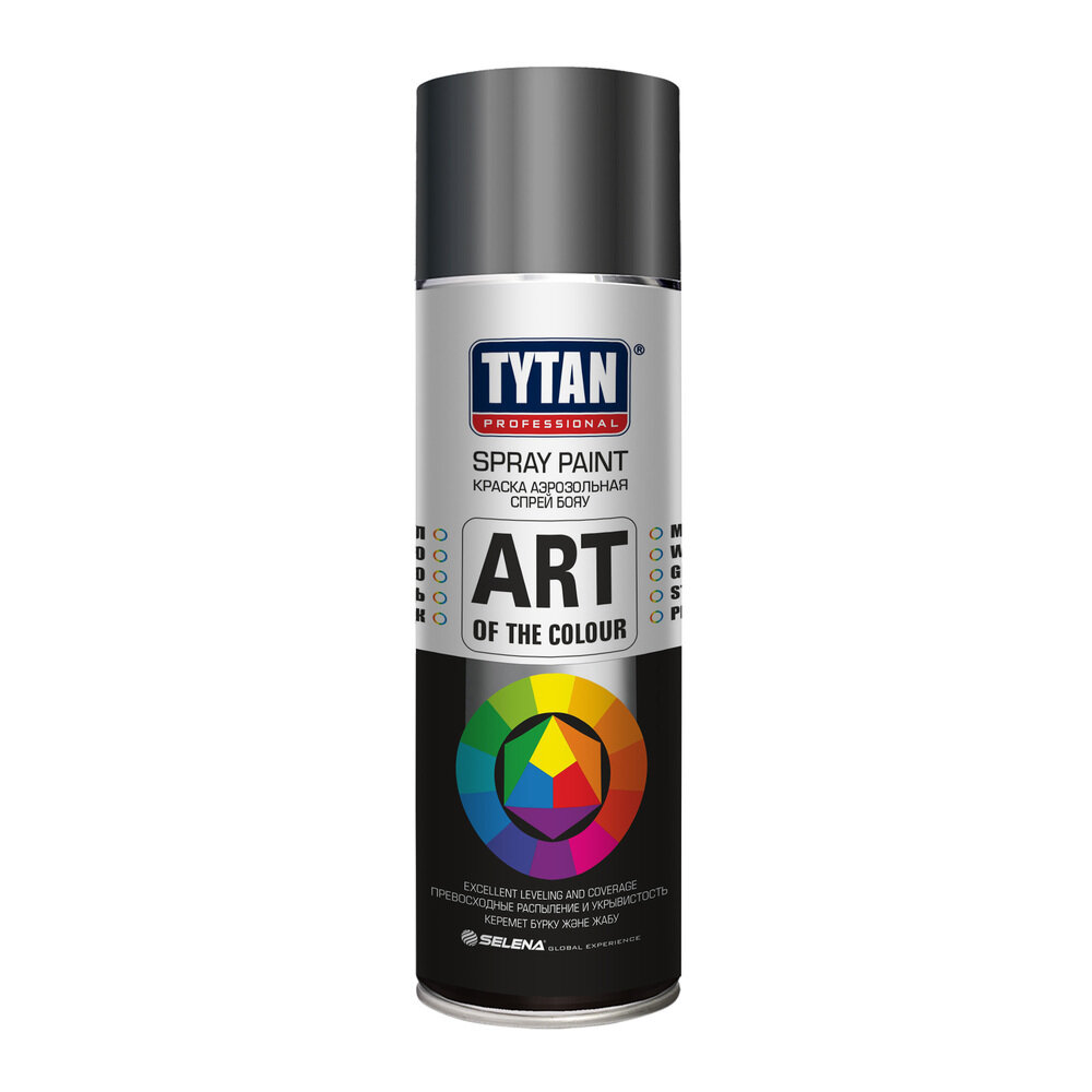 Краска аэрозольная Tytan Professional Art Of The Colour серая глянцевая RAL 7015 400 мл (93724)