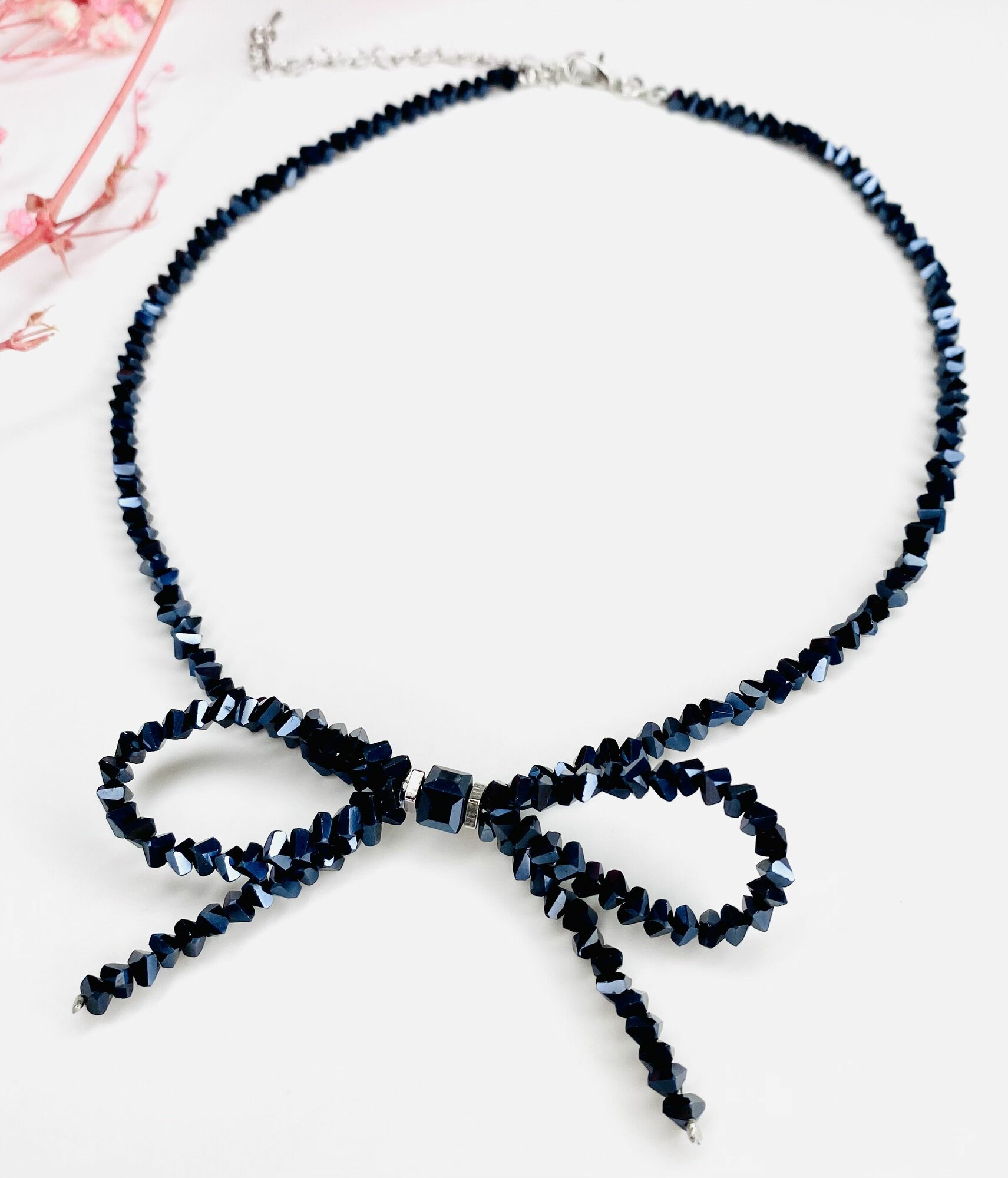 Колье, стекло