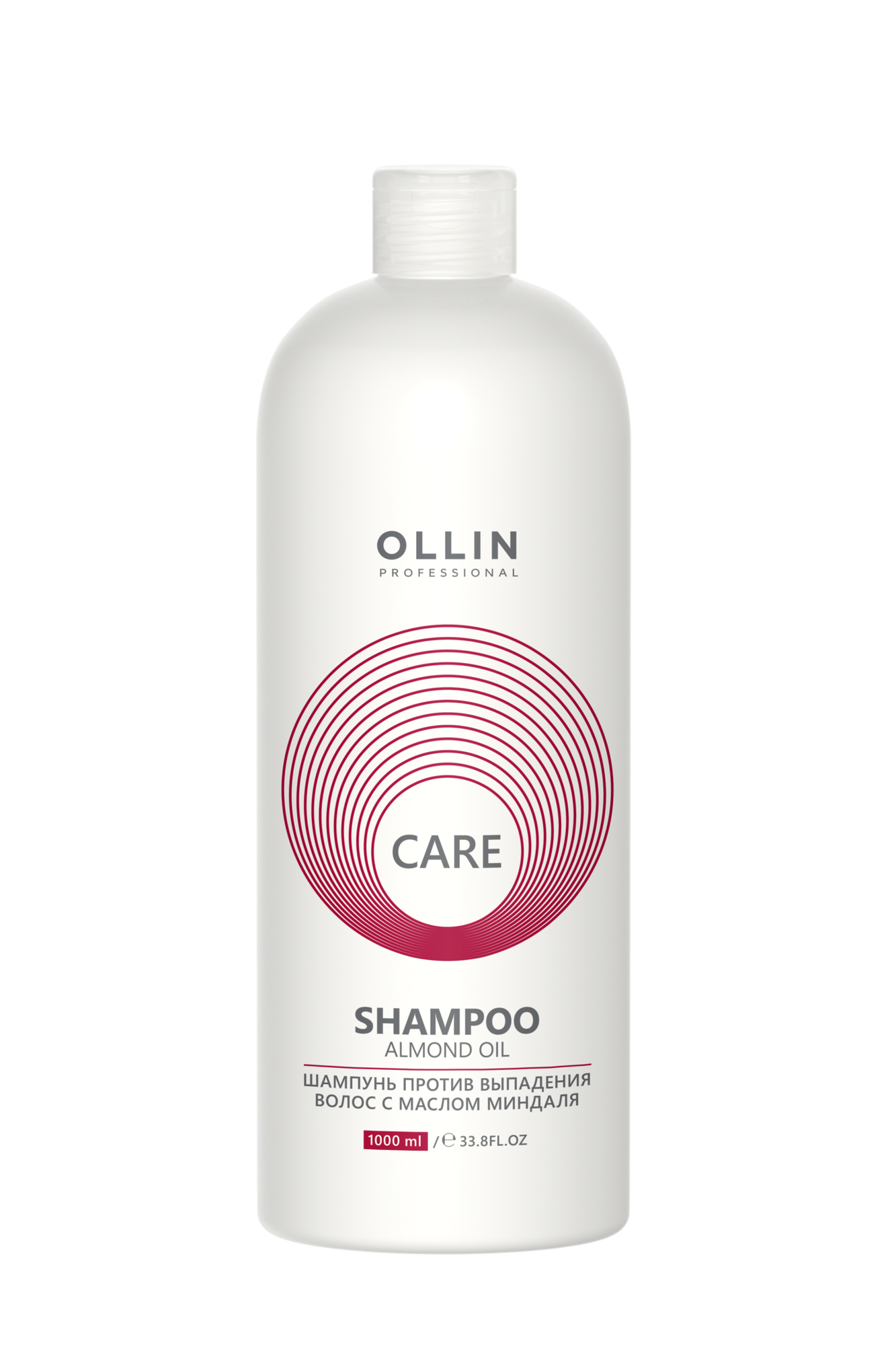 OLLIN / CARE Almond Oil – Шампунь против выпадения волос с маслом миндаля, 1000мл