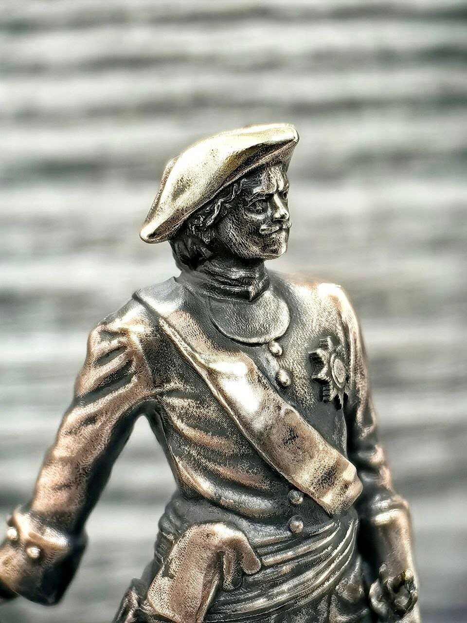 Статуэтка из бронзы "Пётр I" (4,7 см.)