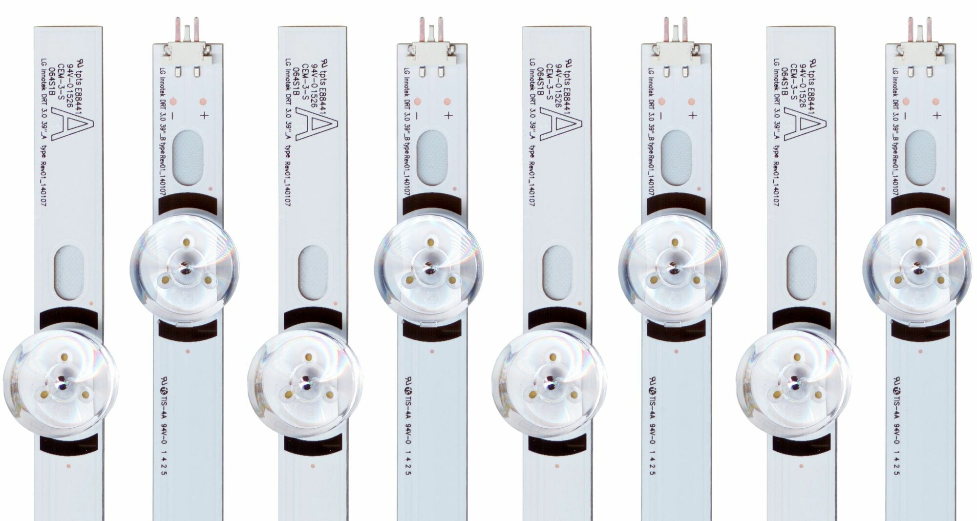 LED-подсветка DRT 3.0 39" (комплект 8 планок) LG 39LB561V 39LB650V 39LB570V