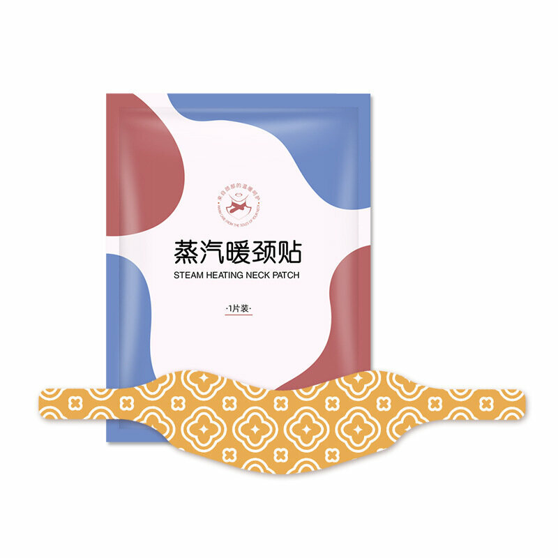 Мугворт травяной самогреющий шейный тепловой пластырь с технологией отрицательных ионов 1 шт. в пакете