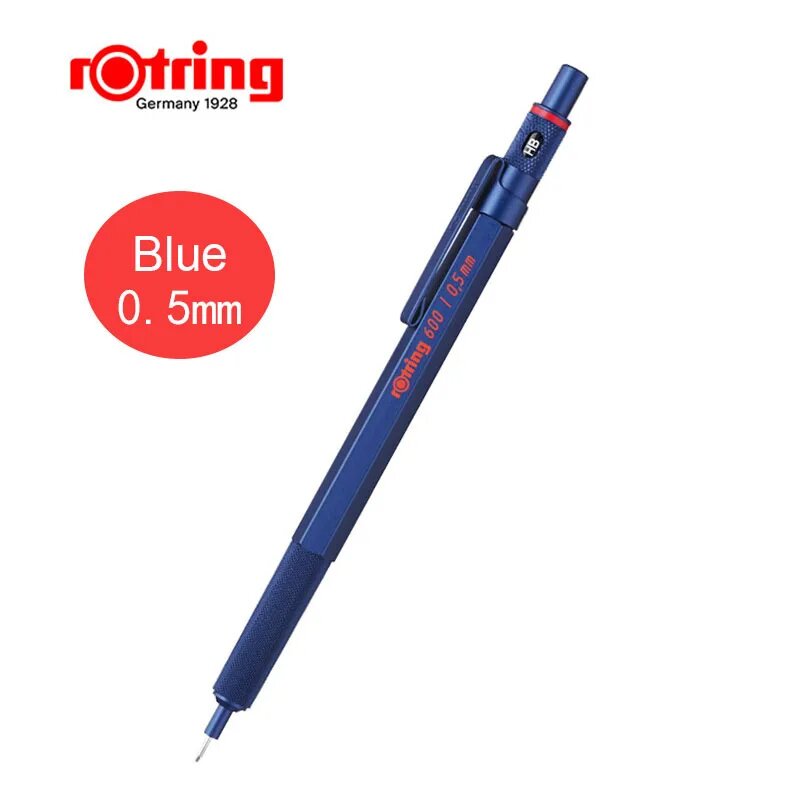 Механические карандаши Rotring 600 0,5 мм 0,7 мм Синий, Blue 0.5mm
