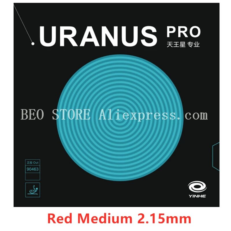 YINHE Uranus Pro, Red Medium 2.15mm, губка для настольного тенниса