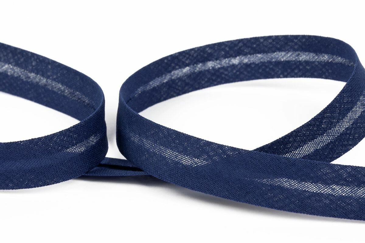 Косая бейка Х/Б "Gamma" GK-15C 14 - 15 мм 132 м 1 м №052 синий