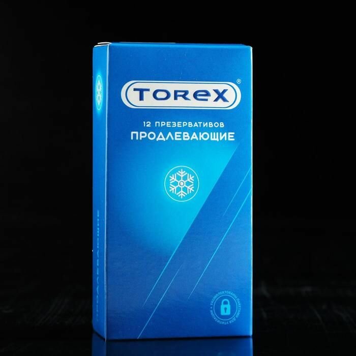 Презервативы Torex продлевающие, с бензокаином, 12 шт
