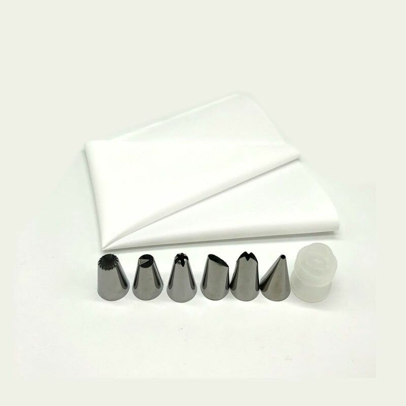 Кондитерский набор с насадкой для крема многоразовый силиконовый мешок насадки для крема