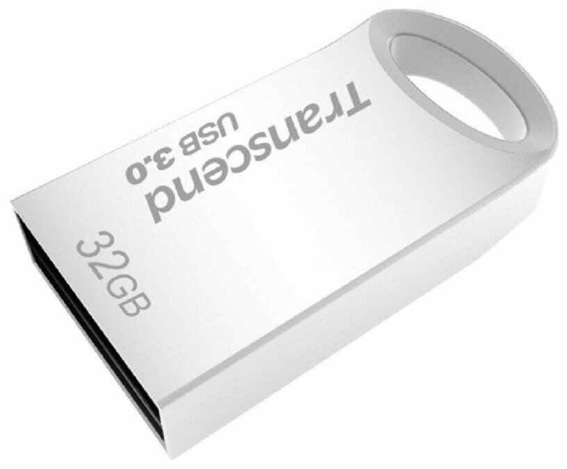 Флеш-память Transcend JetFlash 710, 32Gb, USB 3.1 G1, сереб, TS32GJF710S