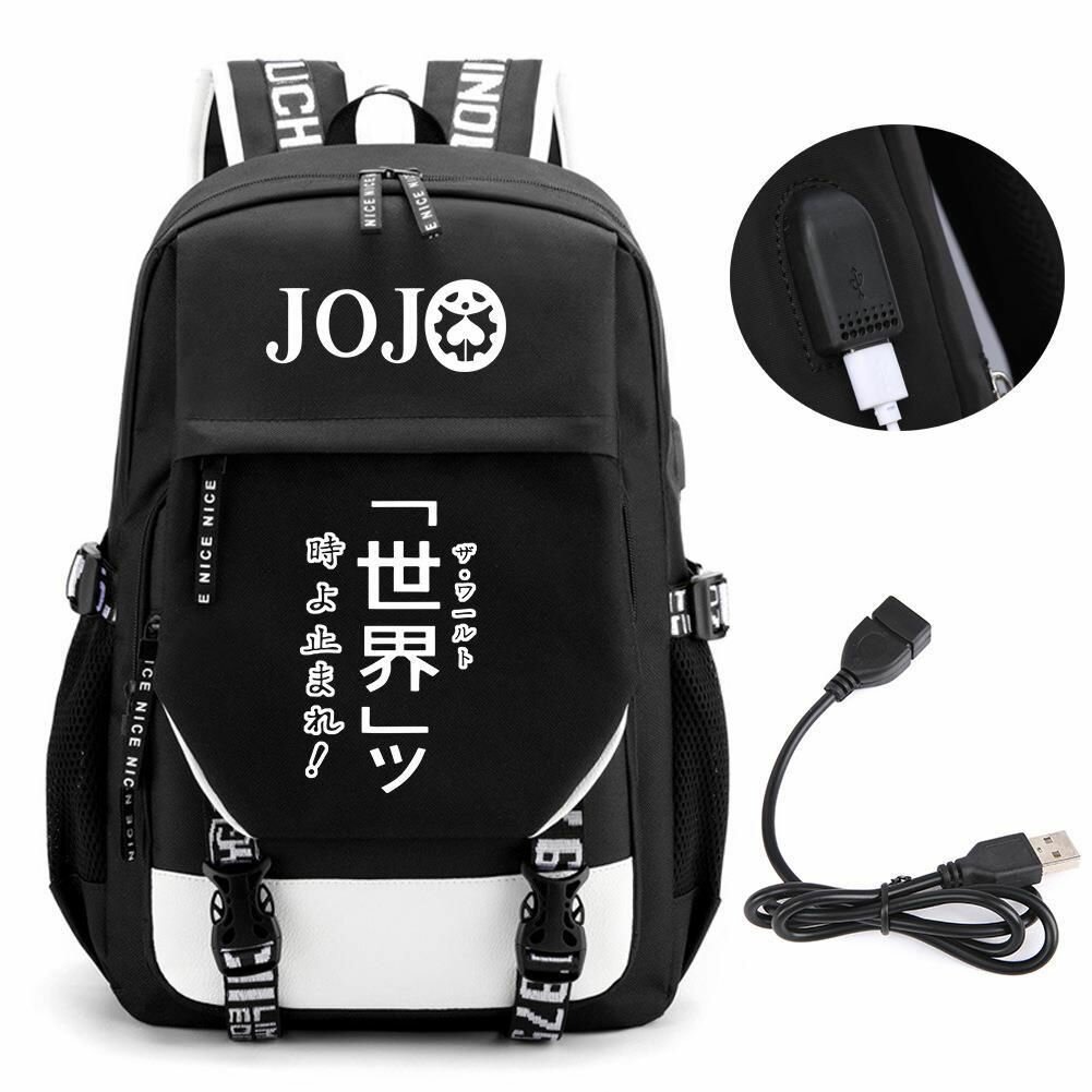 Многофункциональный молодежный школьный ранец большой емкости JOJO's Wonderful Adventure
