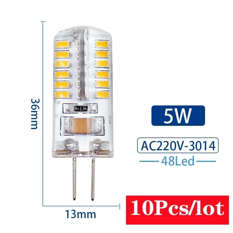 Светодиодная лампа G4 5W 220V Cold white 48LED