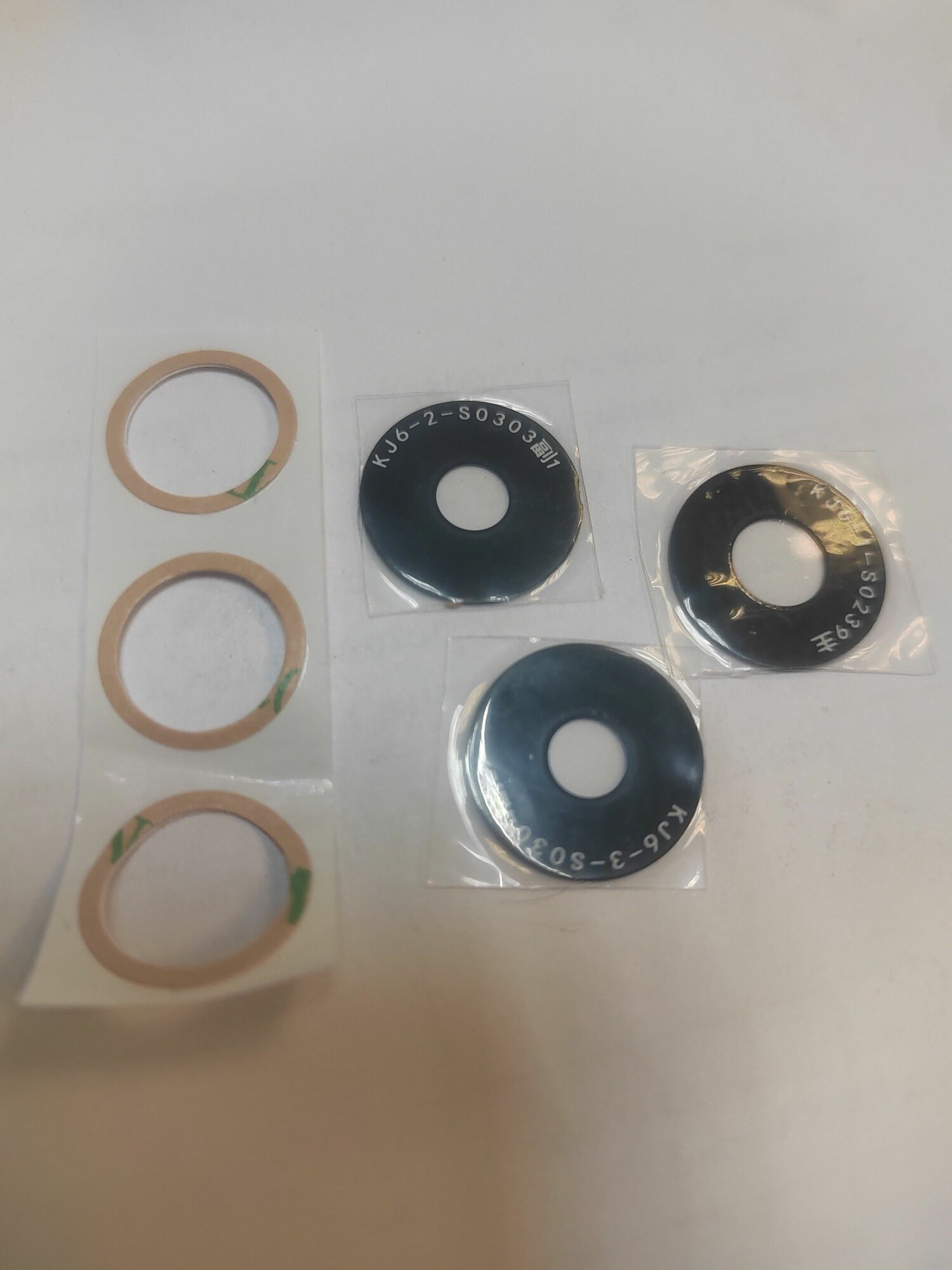 Стекло камеры для spark 20 pro черное( комплект 3 шт)